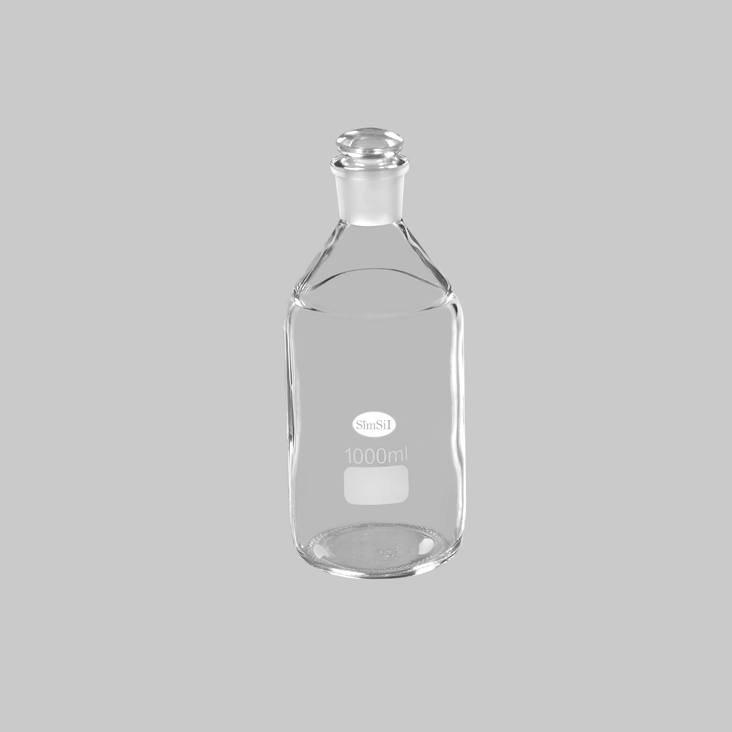 1000 ml Bottles, Narrow Mouth with Stopper Narrow mouth with Glass Stopper | Simson Chemtech