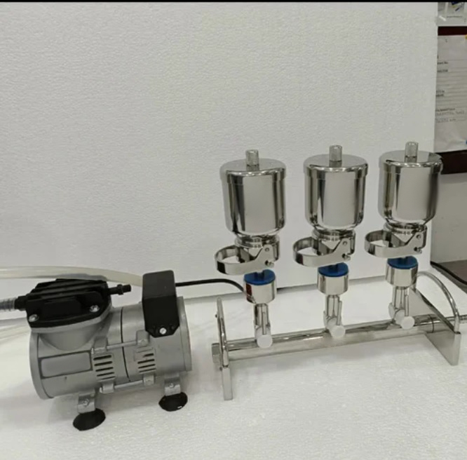 2L Manifold Filtration 6 Position 6 Place Assembly with-Glass Funnels ...